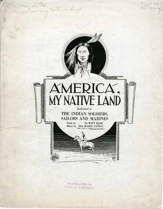 America, my native land : Finding Aids : MNHS.ORG